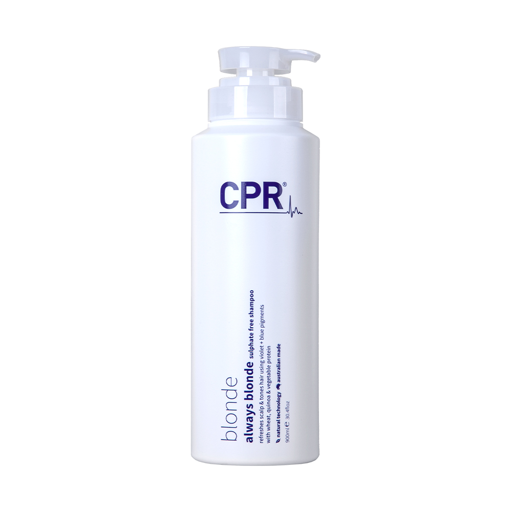 CPR Blonde Always Blonde Sulphate Free Shampoo 900ml - NK Hair Supplies